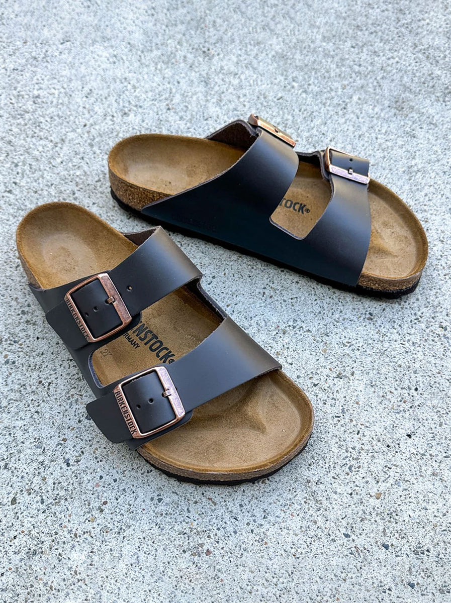 Birkenstock - Arizona - Smooth Leather - Brown - Regular – Abicus