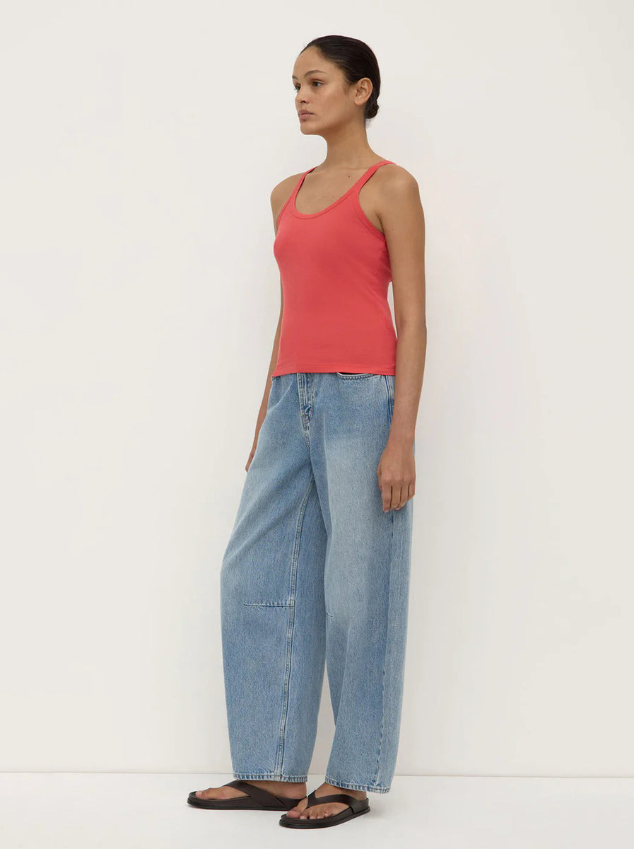 Assembly - Charlie Rib Tank - Washed Chilli – Abicus