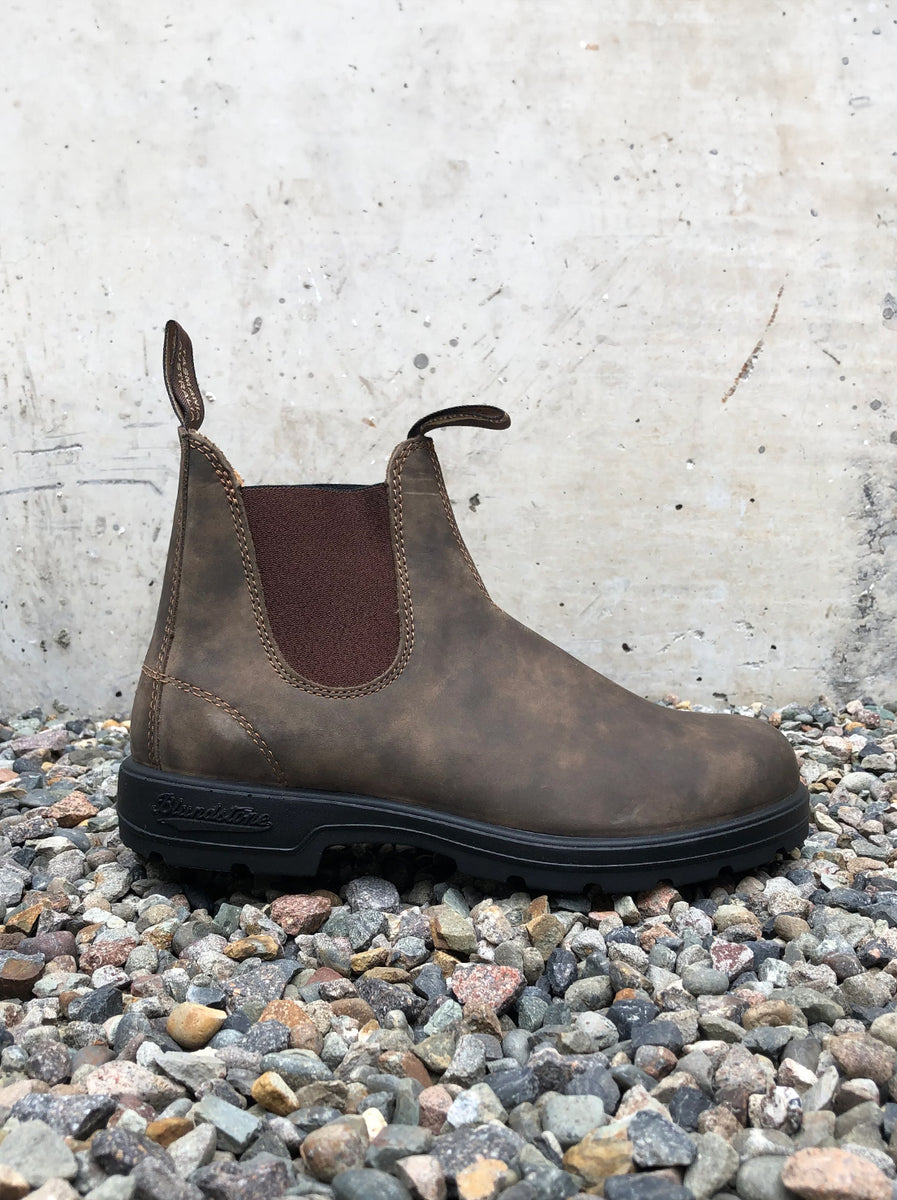 Blundstone - 585 Unisex Chelsea Boot - Rustic Brown – Abicus