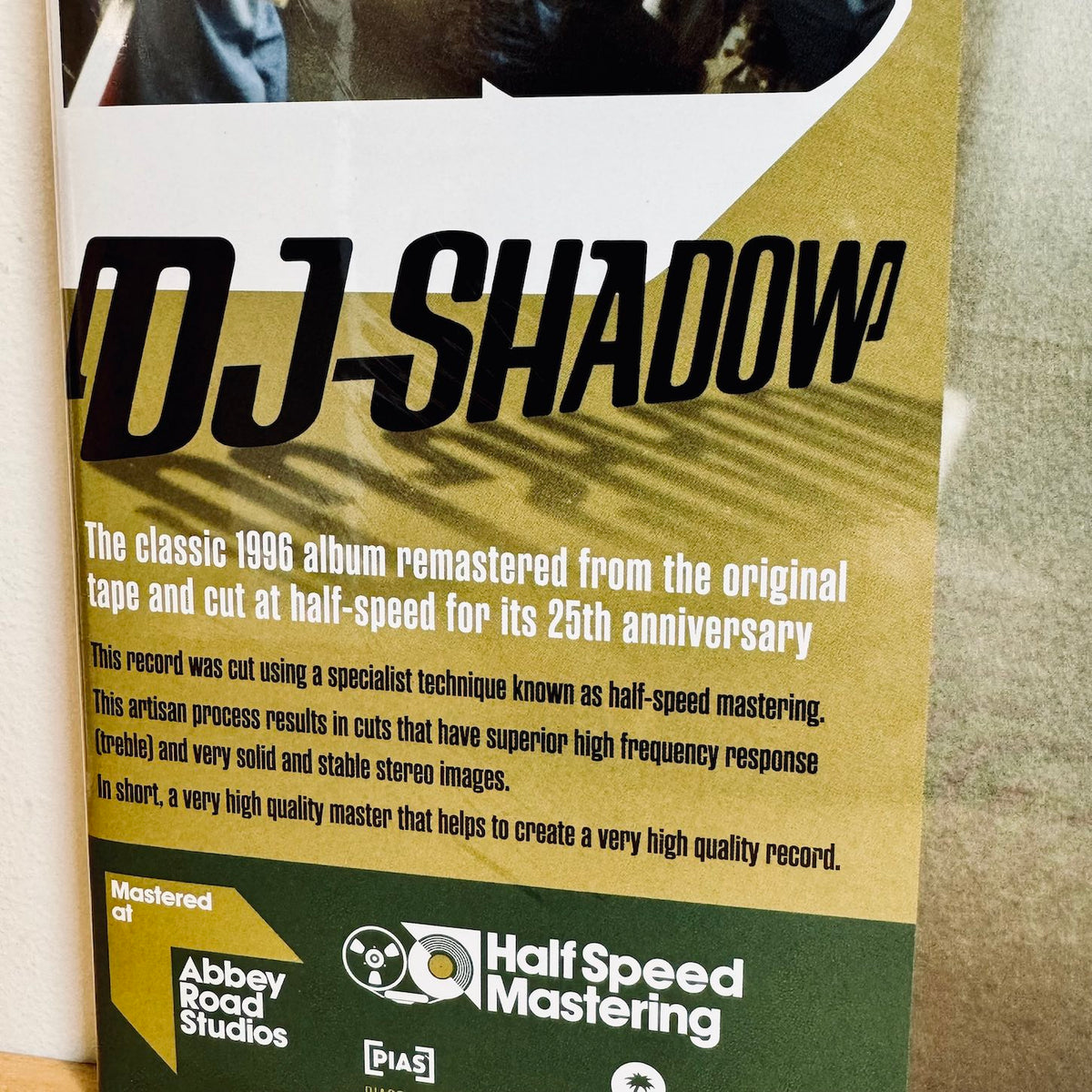DJ Shadow - Entroducing. 2LP [25th Anniversary / Half-Speed Remaster ...