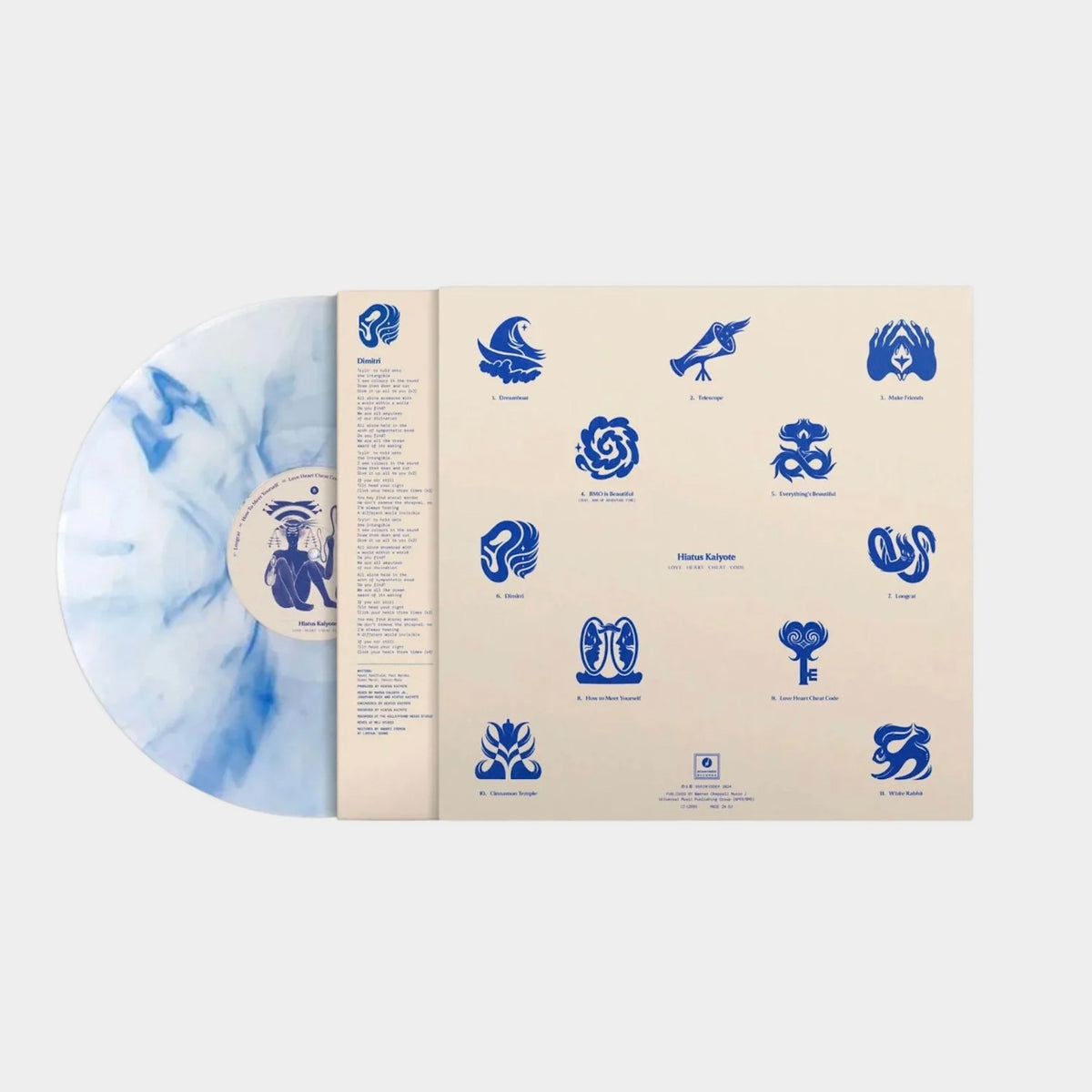 Hiatus Kaiyote - Love Heart Cheat Code. LP [Ltd. Ed. Blue & White Marb ...