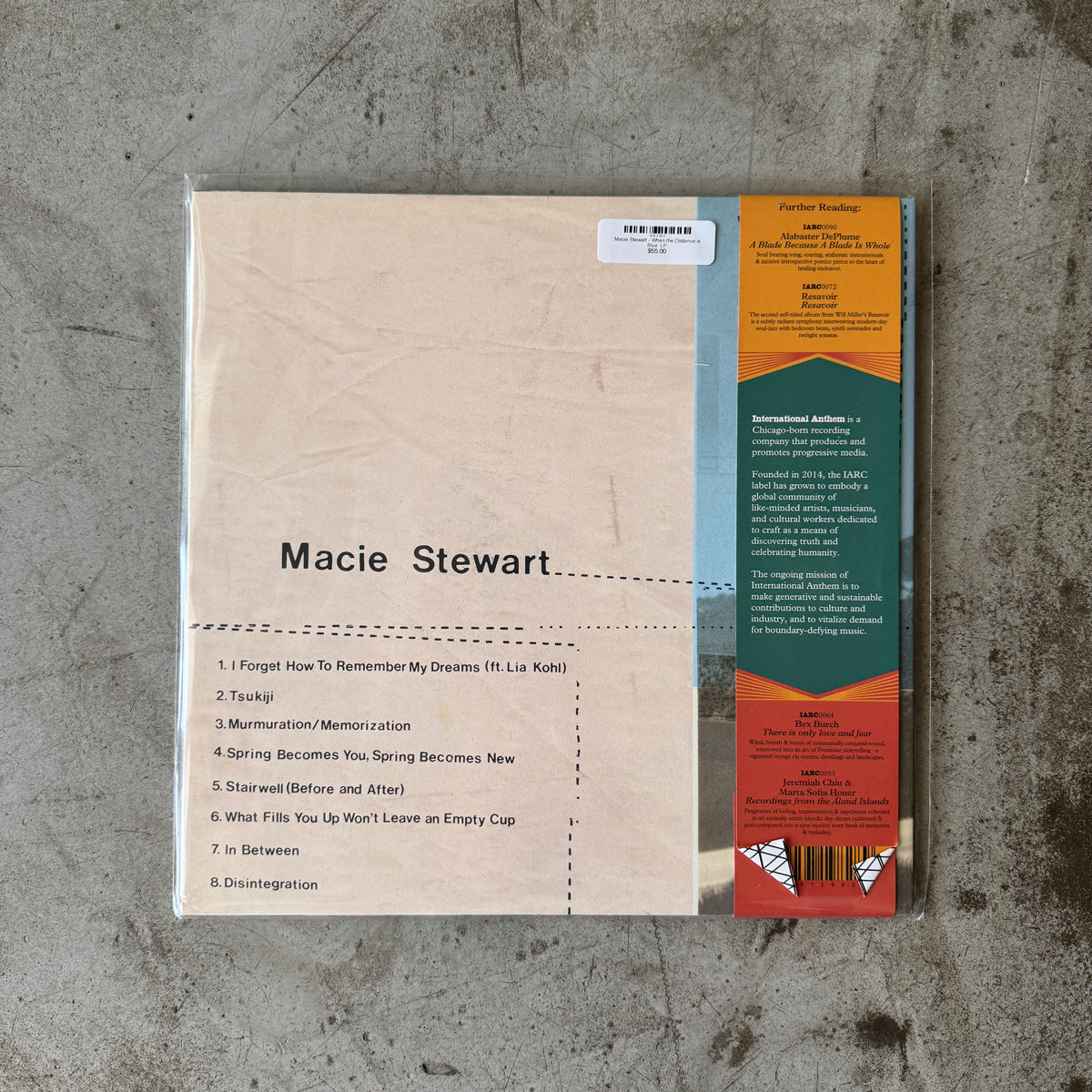 Macie Stewart - When the Distance is Blue. LP – Abicus