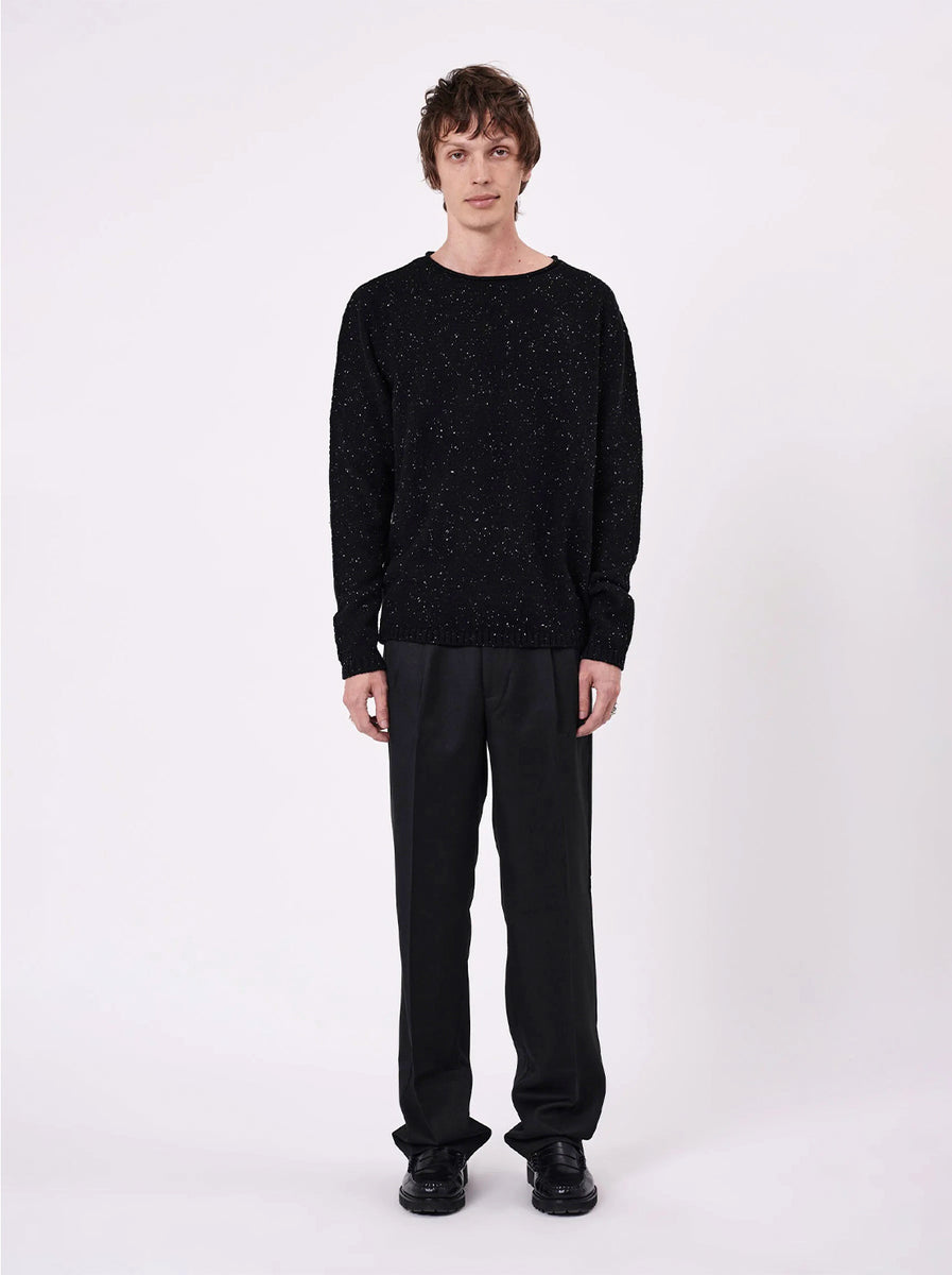 Neuw - Chain Knit Crew - Black – Abicus