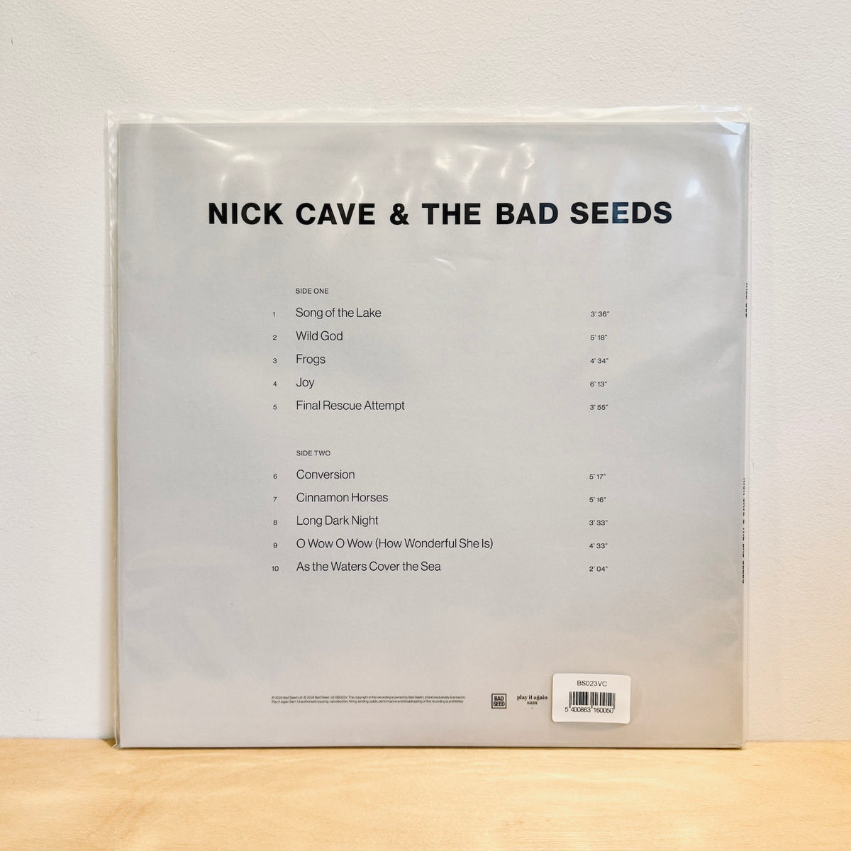 Nick Cave & The Bad Seeds - Wild God. LP [Ltd. Ed. Clear Vinyl] – Abicus