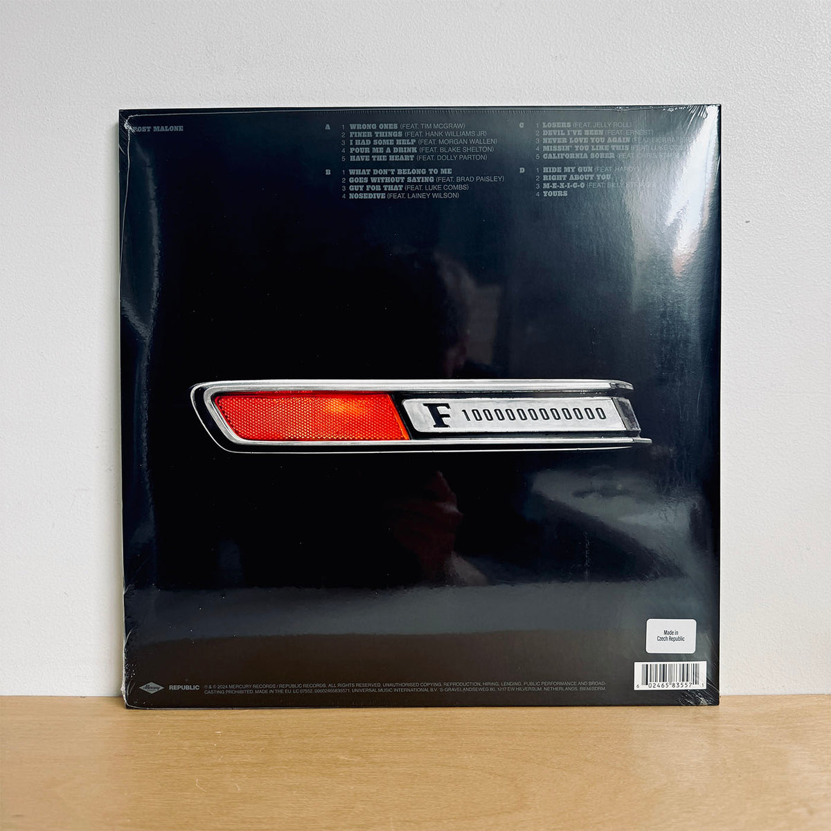 Post Malone - F1 Trillion. 2LP [Black Vinyl Edition] – Abicus