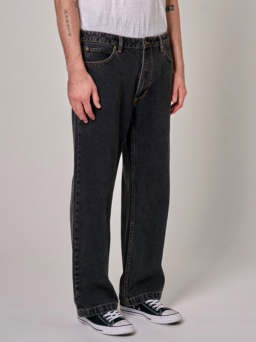 Rolla's - Lazy Boy Burner Jean - Faded Black – Abicus
