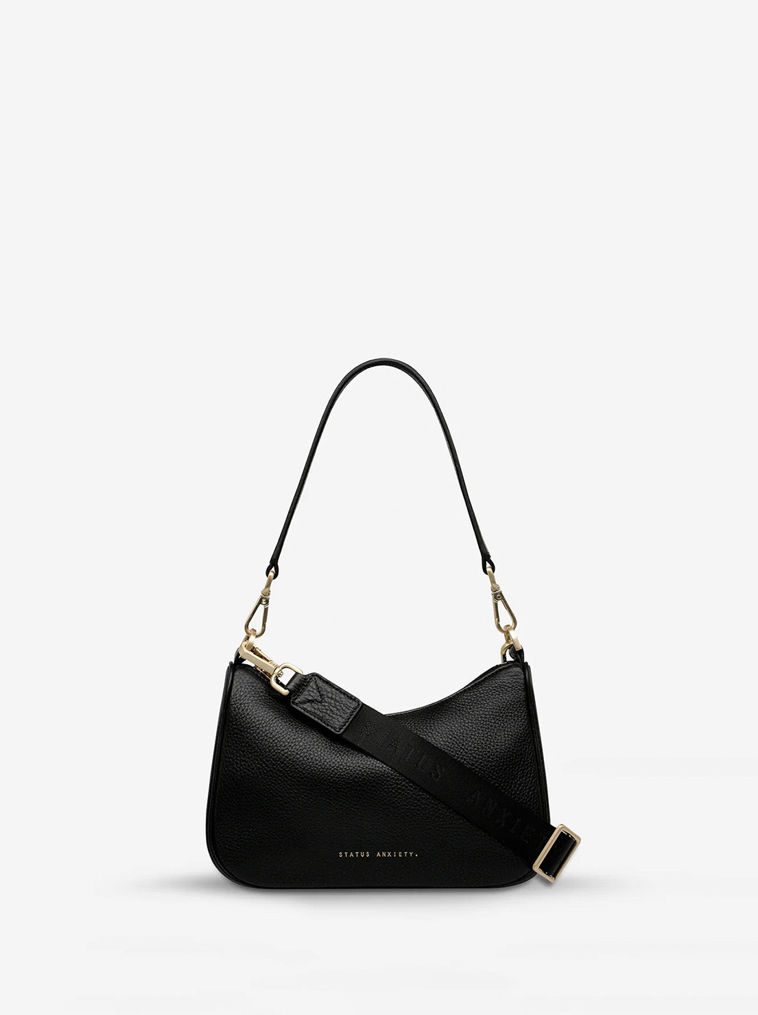 Status Anxiety - Look Both Ways Bag - Black/Brushed Gold – Abicus