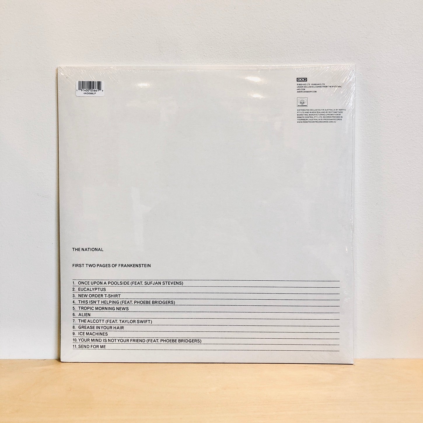 The National - First Two Pages of Frankenstein. LP [Limited Edition Re ...