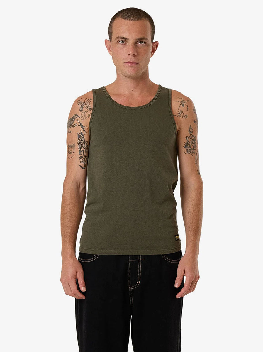 Thrills - Workwear Tank - Grape Leaf – Abicus