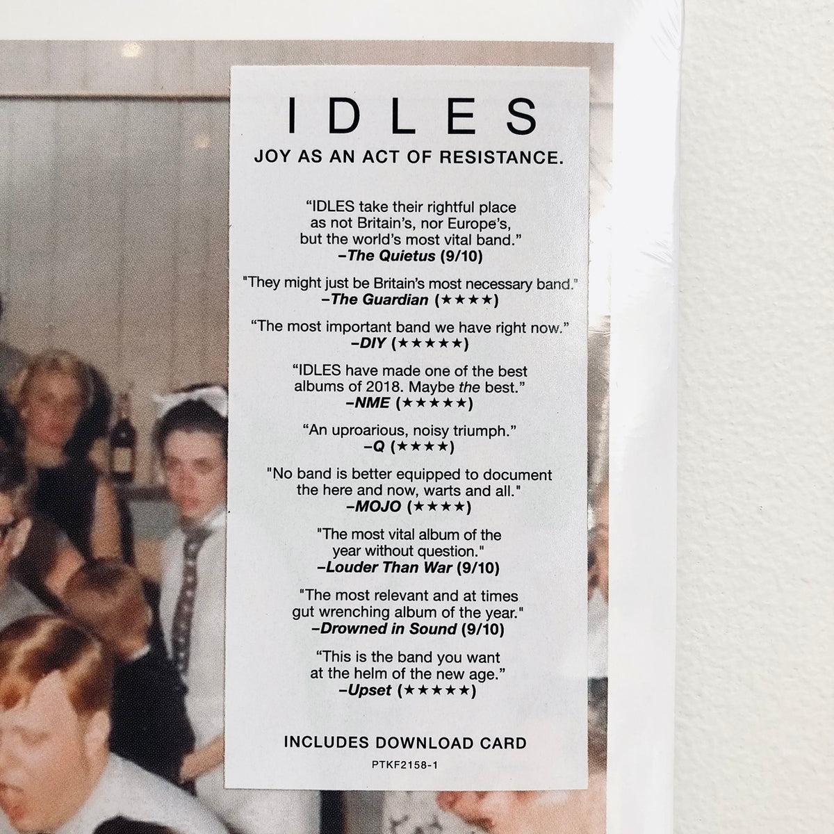 Idles - Joy As An Act Of Resistance. LP – Abicus