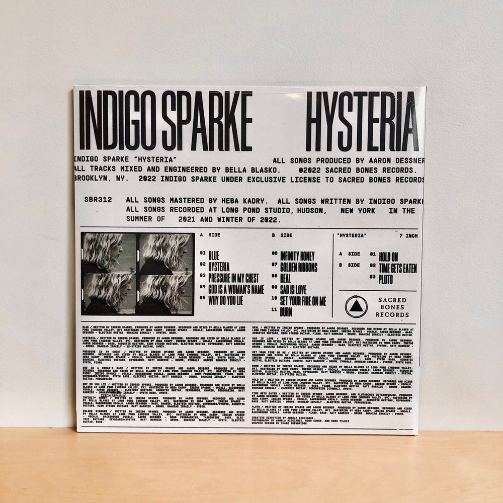 Buy Indigo Sparke - Hysteria. LP [Transparent Cloudy Vinyl] | Abicus