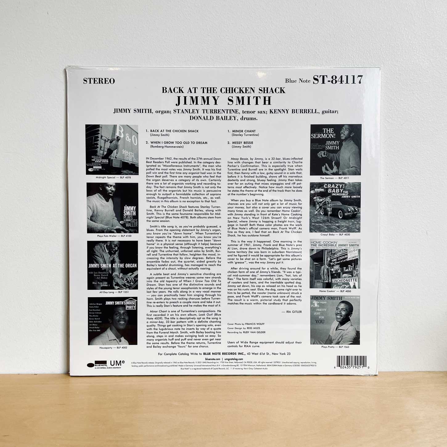 Jimmy Smith - Back At The Chicken Shack. LP [Blue Note Classic Vinyl S ...