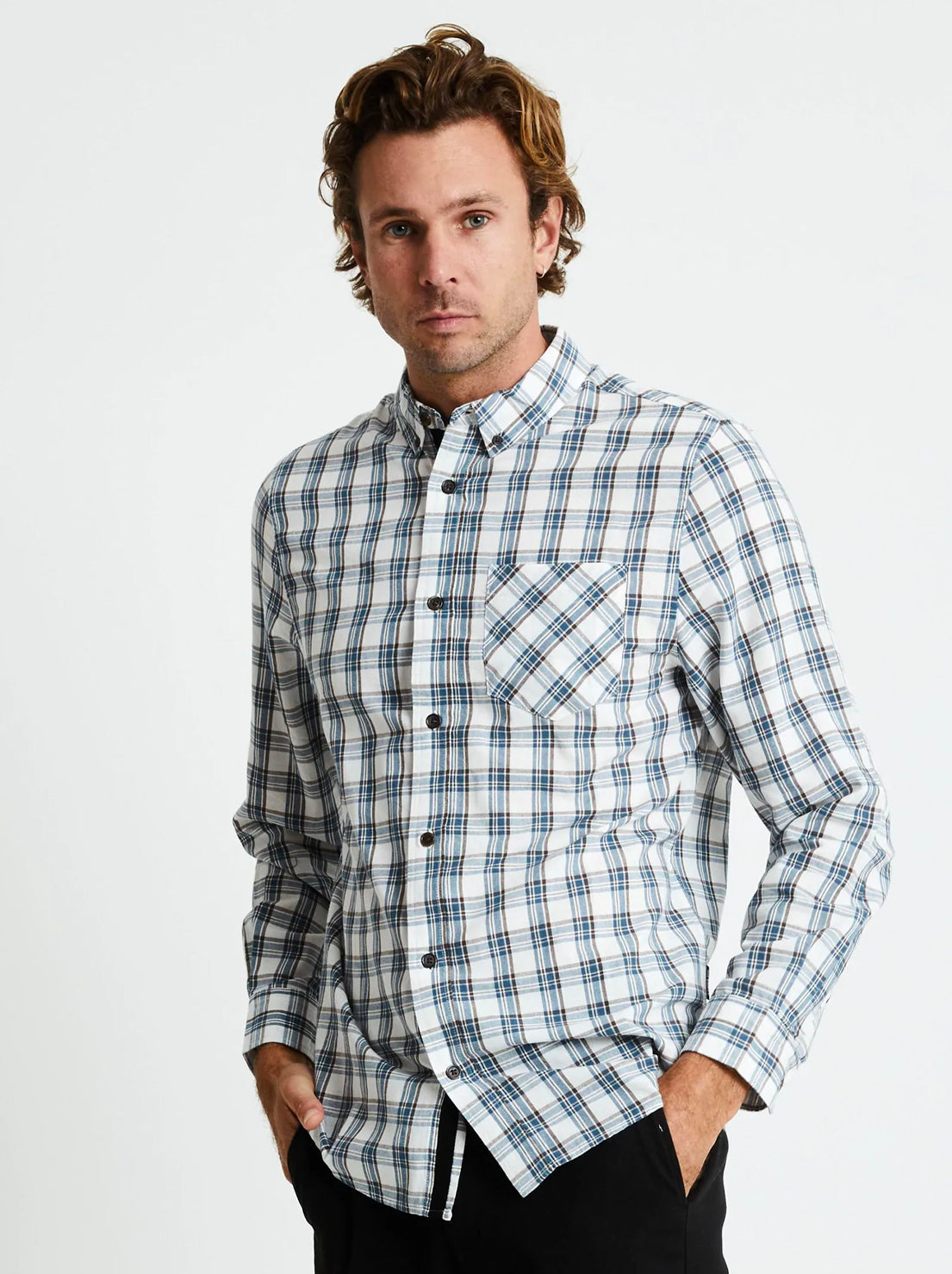 Mr Simple - Oxford L/S Plaid Flannel - New Check – Abicus